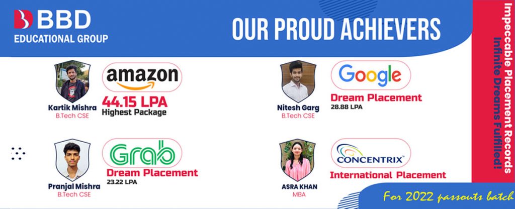 Proud Achivers | BBDNIIT